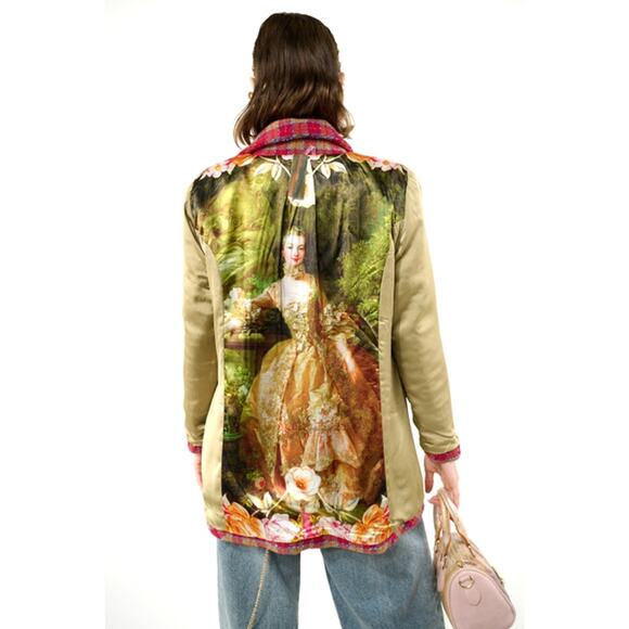 Aratta | Jackets & Coats | Aratta Fuchsia Camel Size Large Coco Boucle ...